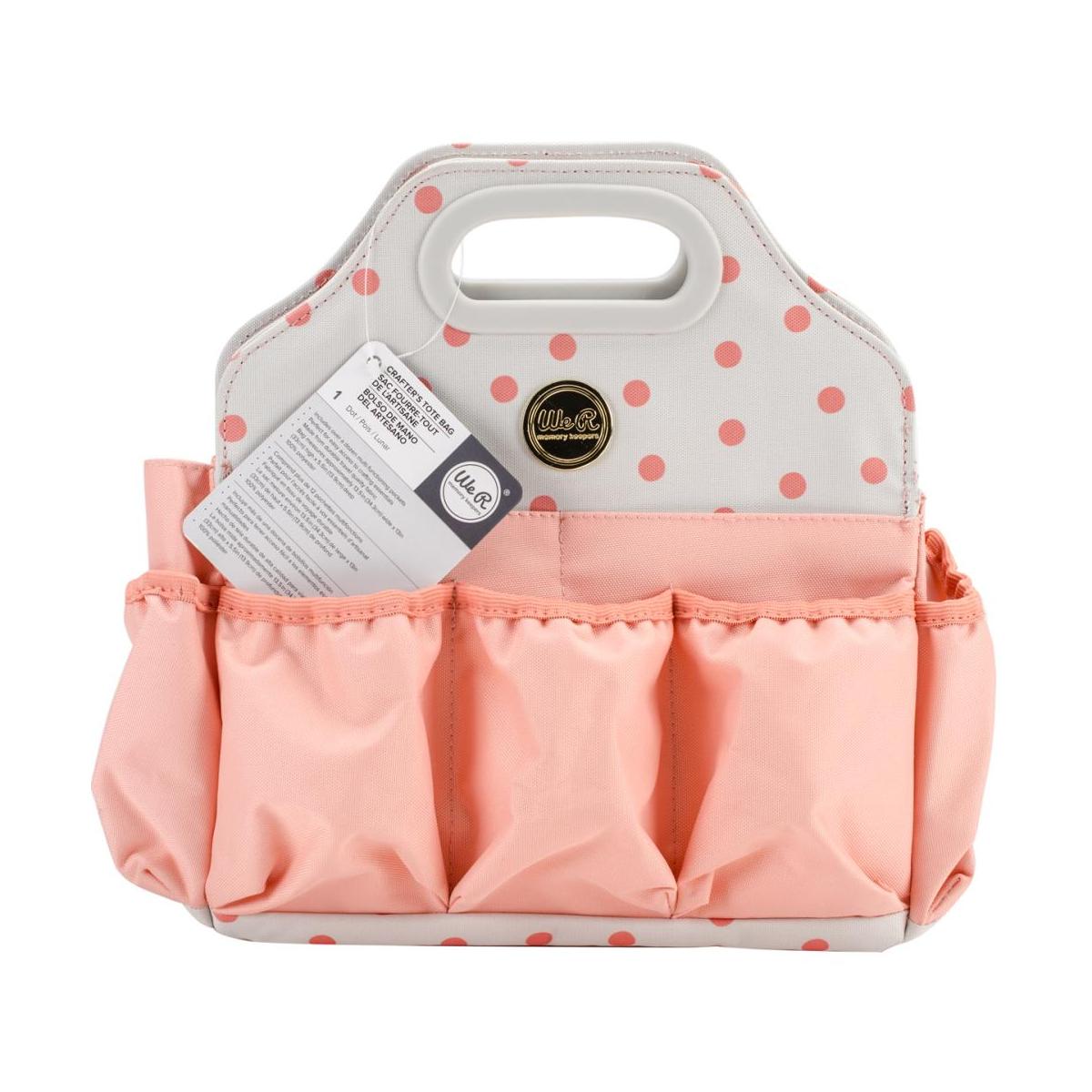 Storage | We R Memory Keepers - 360 Crafter's Bag - Tote - Dot Blush ...