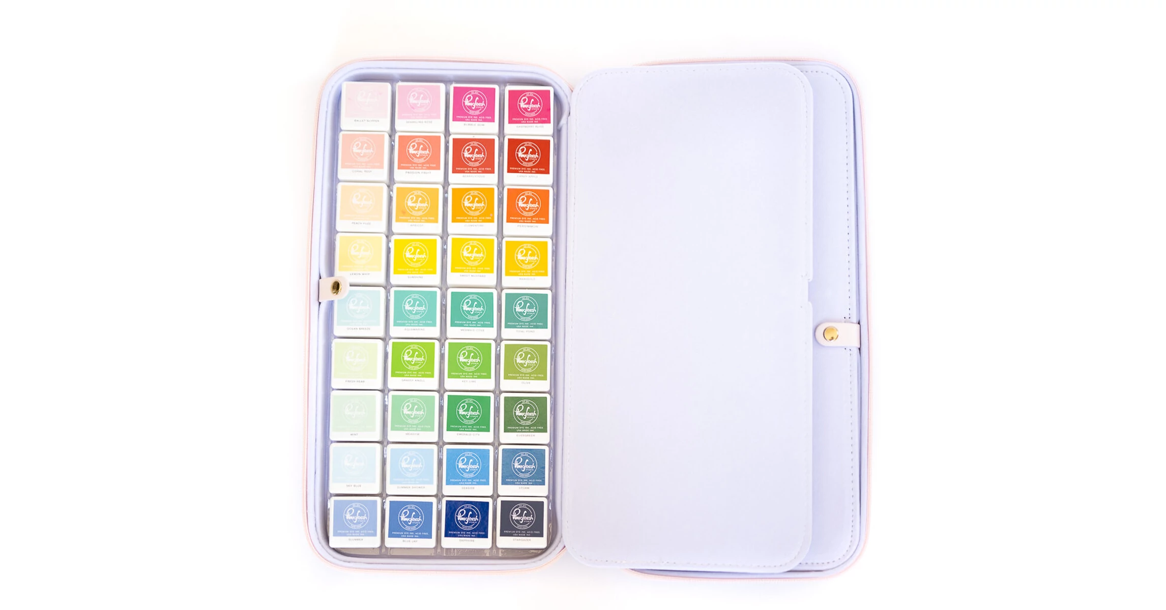 Storage | Pinkfresh Studio - Ink Cube Holder Box: 72 Cubes - Pink and ...