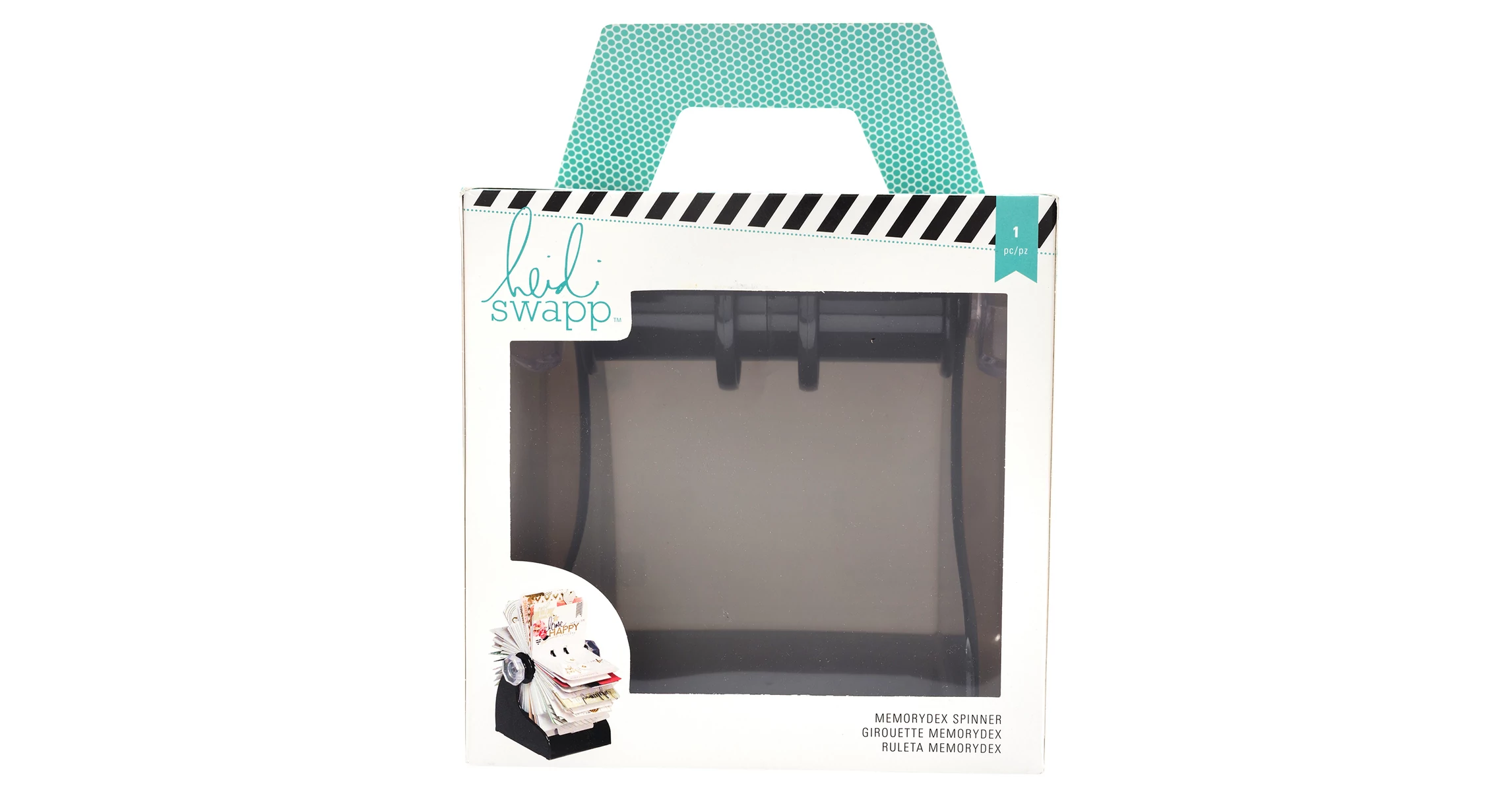 Heidi Swapp album | Heidi Swapp Memorydex Spinner - Black - Pink and ...