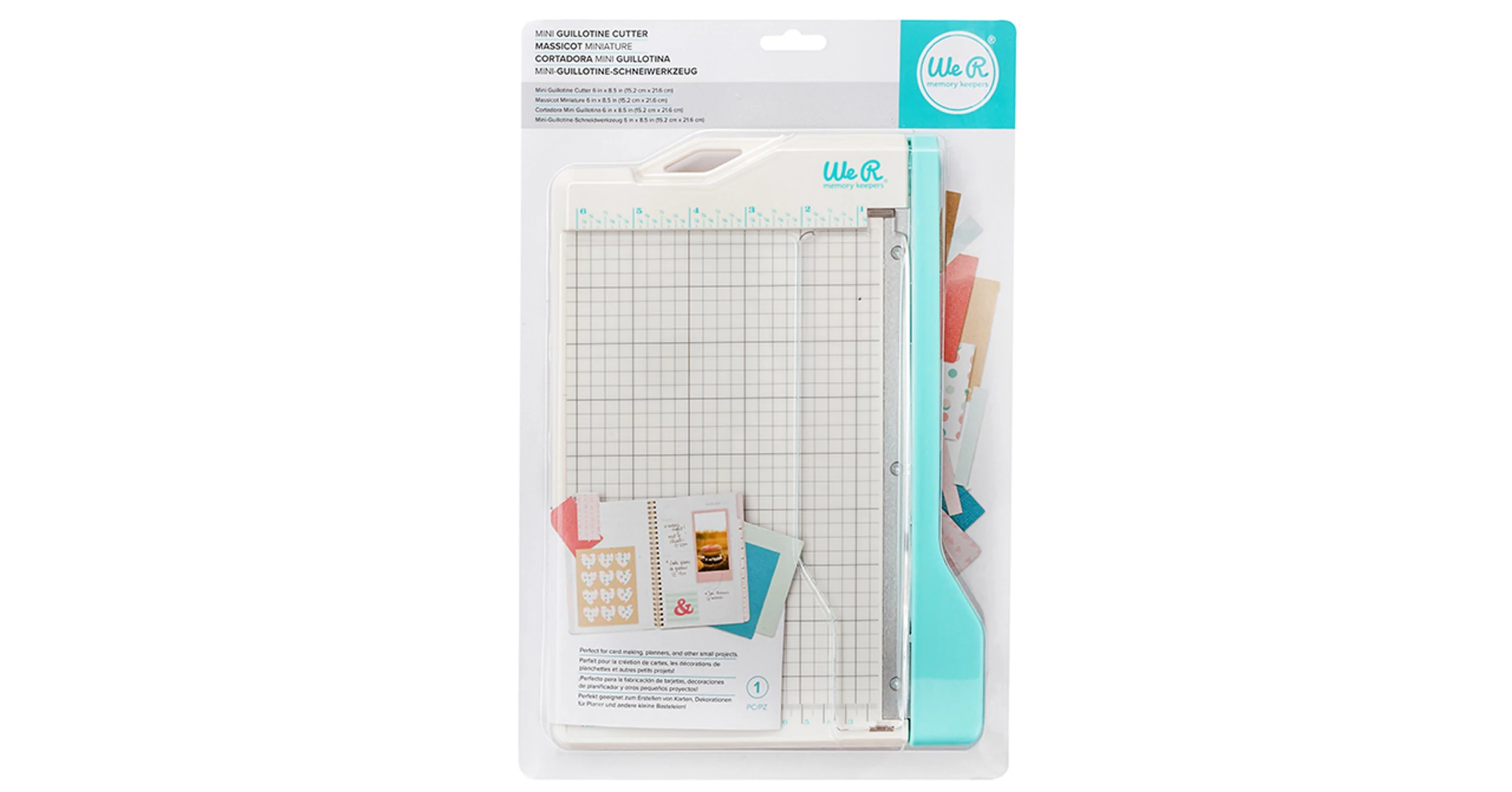 Cutting | We R Memory Keepers - Mini Guillotine Paper Cutter - Pink and ...