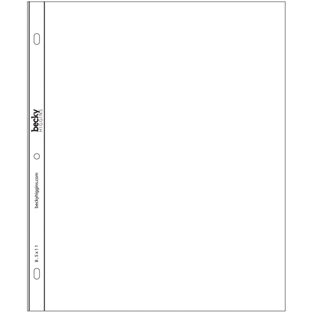 8.5x11 Album, Page Protectors | Project Life - Becky Higgins 8.5x11 ...