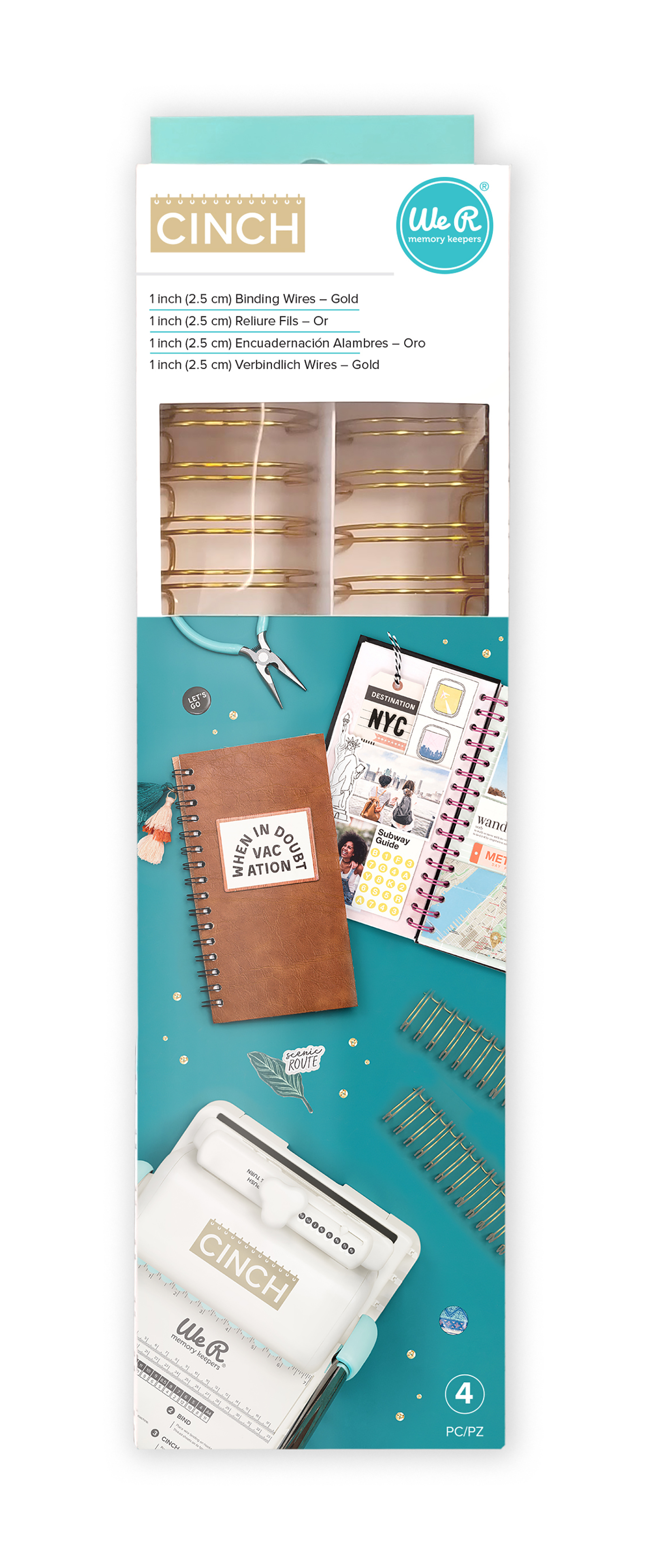 We R Memory Keepers - Cinch | We R Memory Keepers - Cinch Gold Wire 1 ...